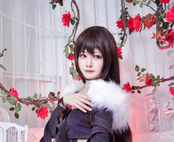 coser@Arisara Karbdecho《传说对决》cos“狐灵巫女”特尔安娜丝在线看图-颜七缘
